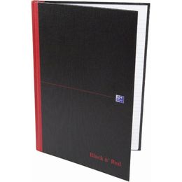 Oxford Geschäftsbuch Black 'n Red A4 96 Blatt 90 g/qm liniert | Gr.: onesize