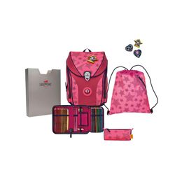 DerDieDas ErgoFlex Max Superflash Schulranzen-Set 5-teilig in neon star | Gr.: onesize