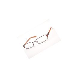 Fossil Brillengestell aus Metall/Leder in Bronze/Orange | Gr.: onesize