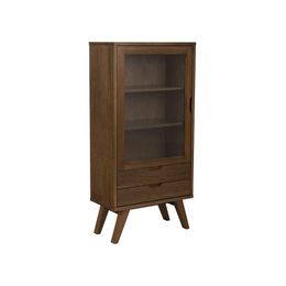 ebuy24 Vitrinenschrank A-Line Grau 72 x 36 cm | Gr.: onesize
