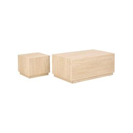 ebuy24 Couchtisch Dice Beige 100 x 60 cm | Gr.: onesize