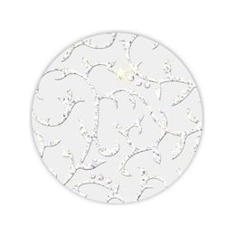 Buntpapierfabrik Ludwig Bähr Transparentpapier White Line Glitter 180g/qm A4 Packung mit 5 Blatt ... | Gr.: onesize