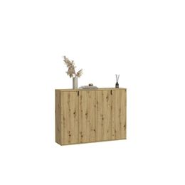 ebuy24 Kommode ProjektX Eiche 122 x 34 cm | Gr.: onesize