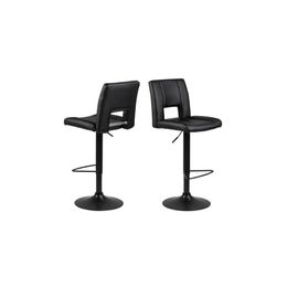 ebuy24 Barhocker Sys Schwarz 2er Set | Gr.: onesize