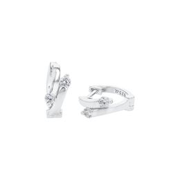 Amor Creolen Silber 925, rhodiniert in Silber | Gr.: onesize