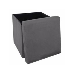 Atmosphera Cr&eacute;ateur d'int&eacute;rieur Hocker in anthrazitfarben | Gr.: onesize