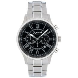 Gigandet Quarzuhr Chronograph "VERNISSAGE" in Silber/Schwarz | Gr.: onesize
