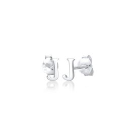 Elli Ohrringe 925 Sterling Silber Buchstabe, Buchstabe - J in Silber | Gr.: onesize