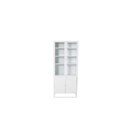 ebuy24 Vitrinenschrank Bakal Weiß 80 x 41 cm | Gr.: onesize