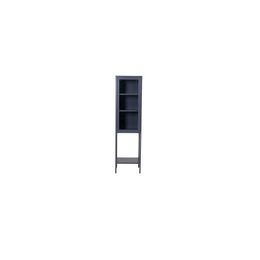 ebuy24 Vitrinenschrank Misha Grau 41 x 35 cm | Gr.: onesize