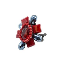Collezione Alessandro Ring " Bologna " in rot | Gr.: onesize