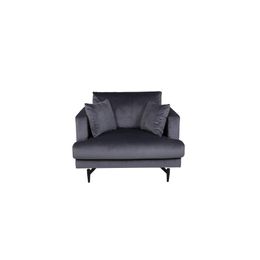 ebuy24 Sessel Sofia Grau 104 x 92 cm | Gr.: onesize