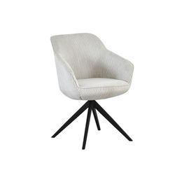 B&D Home Drehstuhl ARVIT in Hellgrau - (B)58 x (H)81 x (T)61 cm | Gr.: onesize