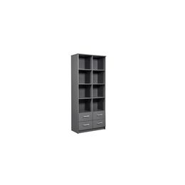 ebuy24 Regal Elenzio Grau 82 x 40 cm | Gr.: onesize