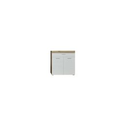 ebuy24 Schuhschrank Amanda/MandoGD Eiche Dekor 91 x 38 cm | Gr.: onesize