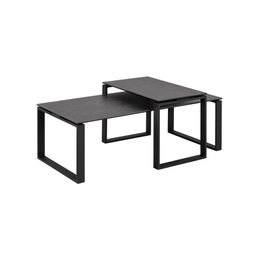 ebuy24 Couchtisch Kamma Schwarz 115 x 69 cm | Gr.: onesize