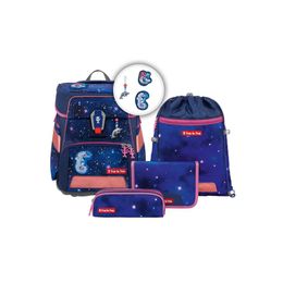 Step By Step Space Reflect Schulranzen-Set 5-teilig in Star Seahorse Zoe | Gr.: onesize