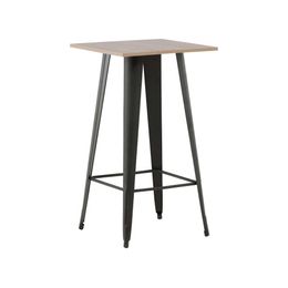 ebuy24 Bartisch Tempe Nussbaum Dekor 60 x 60 cm | Gr.: onesize