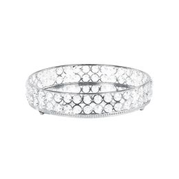 Beliani Tablett VATAN in Silber - (W) 25 x (H) 6 x (L) 25 cm | Gr.: onesize