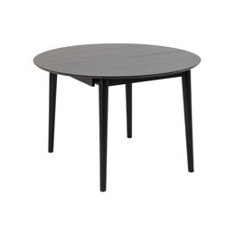 ebuy24 Esstisch Montreux Schwarz 154 x 115 cm | Gr.: onesize