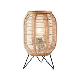 Brilliant Tischleuchte Tanah 22 cm in schwarz/natur | Gr.: onesize