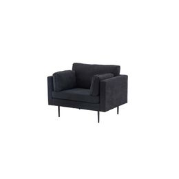 ebuy24 Sessel Boom Schwarz 110 x 90 cm | Gr.: onesize