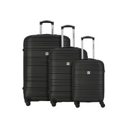 Check.In Paradise 4 Rollen Kofferset 3-teilig in schwarz | Gr.: onesize