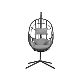 ebuy24 Gartenstuhl Jerry Grau 128 x 128 cm | Gr.: onesize