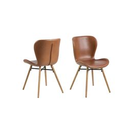 ebuy24 Esszimmerstuhl Bali Braun 2er Set | Gr.: onesize