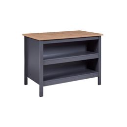 ebuy24 Sideboard Nellina Grau 124 x 75 cm | Gr.: onesize