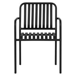 ebuy24 Gartenstuhl Stella Schwarz 2er Set | Gr.: onesize