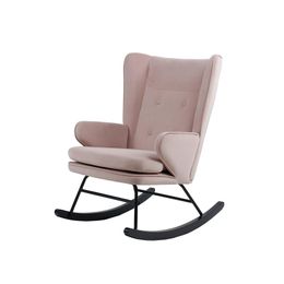 Qiyano Schaukelstuhl Loungestuhl Thadia in Rosa | Gr.: onesize