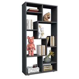 ebuy24 Regal Lanisa 2 Anthrazit 58 x 20 cm | Gr.: onesize