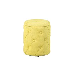 ebuy24 Hocker Ymas Gelb 34 x 34 cm | Gr.: onesize