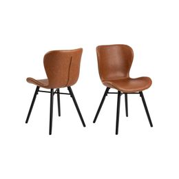 ebuy24 Esszimmerstuhl Bali Braun 2er Set | Gr.: onesize