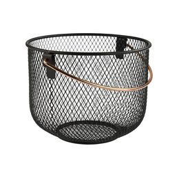 APS Brot und Obstkorb in Schwarz &Oslash; 21 cm, H: 16,5 cm | Gr.: onesize