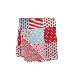 Krasilnikoff Quilt Patchwork in rot | Gr.: onesize