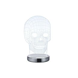 REALITY LEUCHTEN Tischleuchte SKULL in chrom | Gr.: onesize