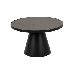 ebuy24 Couchtisch Sun Schwarz 66 x 66 cm | Gr.: onesize