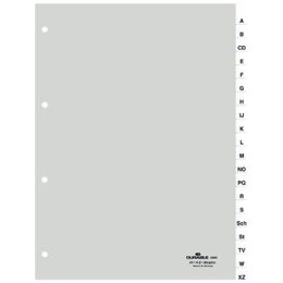 Durable Register A4 A-Z transparent | Gr.: onesize