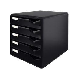 Leitz Schubladenset Postset 5 Schubladen schwarz | Gr.: onesize