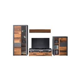 ebuy24 Möbelset Irina Grau 343 x 40 cm | Gr.: onesize