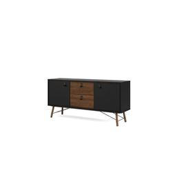 ebuy24 Sideboard Rye Schwarz 150 x 40 cm | Gr.: onesize