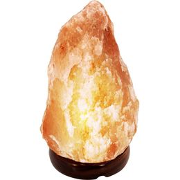 Globo lighting Salzkristall-Tischleuchte "Stone" in Orange - (H)19 x &Oslash; 12 cm | Gr.: onesize