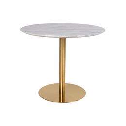 ebuy24 Esstisch Bojan Messing 90 x 90 cm | Gr.: onesize