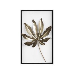 Beliani Wandobjekt CURIUM in Weiß/Schwarz/Gold - (W) 31 x (H) 50 x (L) 4 cm | Gr.: onesize