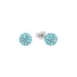 Amor Ohrstecker Silber 925, rhodiniert in Blau | Gr.: onesize