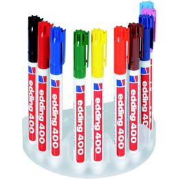 Permanentmarker Edding 400 sortiert Packung mit 10 Farben | Gr.: onesize