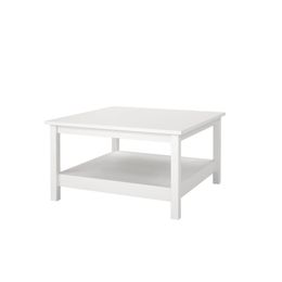 ebuy24 Couchtisch Madrid Weiß 81 x 81 cm | Gr.: onesize