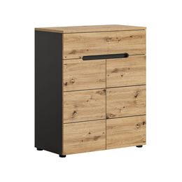ebuy24 Schuhschrank Canu Eiche 80 x 37 cm | Gr.: onesize